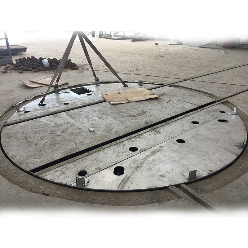 Insulated Rail Rotary Transfer Cart with 360° Rotation